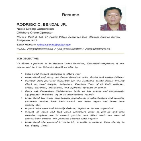 Russell Ferrier's Resume | PDF