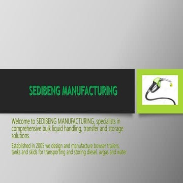 Sedibeng presentation revised draft | PPT