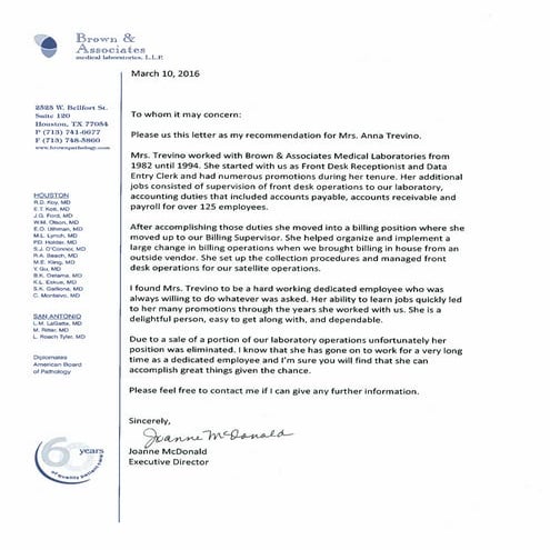 letter of recommendation | PDF