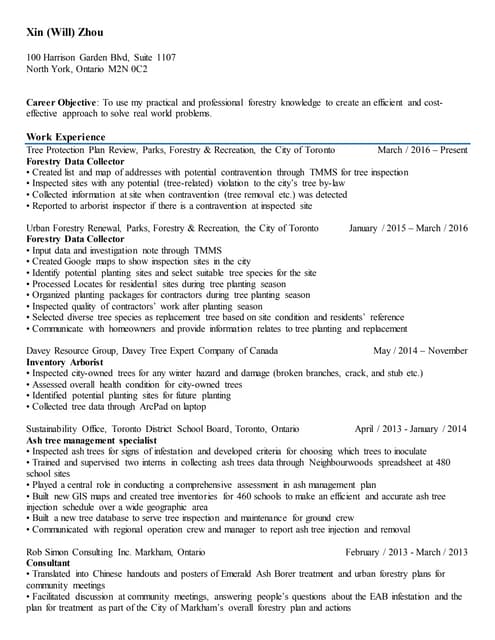 ArbTS_StephenLucocq_CV_Sept2016 | PDF | Landscaping | Home & Garden