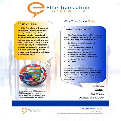 One Hour Translation - Serving Professional Translation - Fast! | PDF