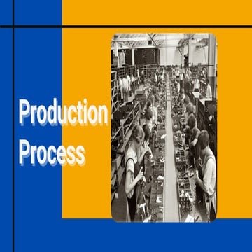 PROCESS OF PRODUCTION | PPT