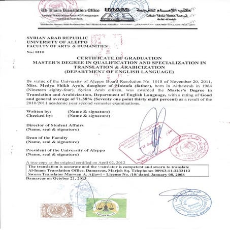 Master D. Certificate | PDF | Education