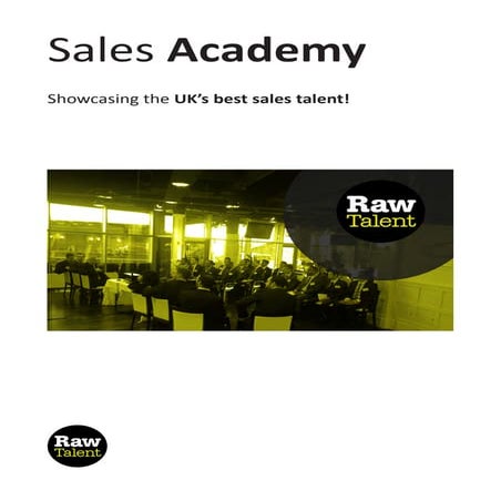 Raw Talent Sales Academy | PDF