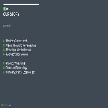 Kifi: Our story | PPT