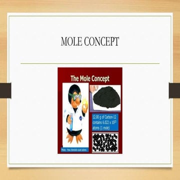 MOLE CONCEPT AND CONCENTRATION TERMS CLASS 11 CHEMISTRY CHAPTER-1 | PPTX