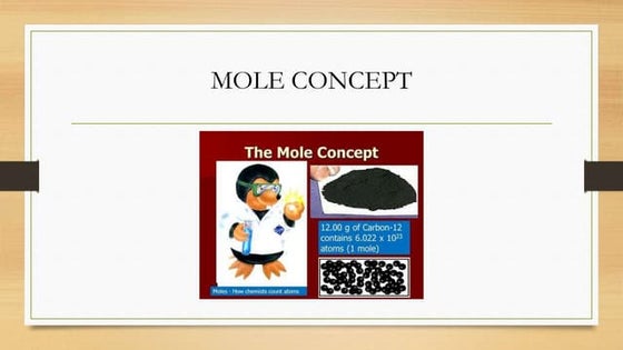 Mole Concept | PPT