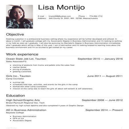 Lisa's Resume | PDF