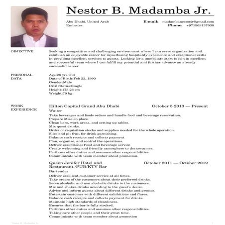 GordonBartendResume3 5 13b | DOCX