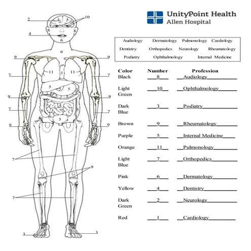 Color By Numbers Worksheet Answer Key | DOCX