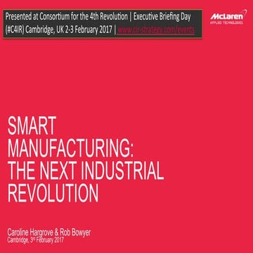 Global C4IR-1 Masterclass Bowyer - McLaren 2017 | PDF