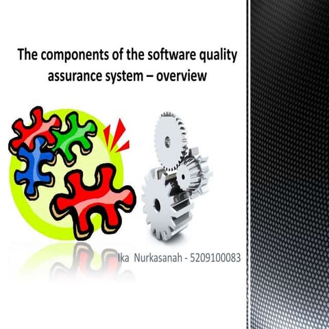 C4 the components of the software quality | PPT