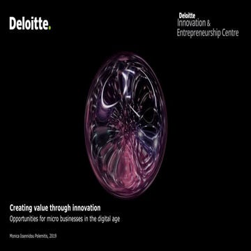 Creating value through innovation: Opportunities for micro and small businesses in the digital ...