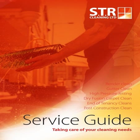 STR Cleaning Service Brochure | PDF