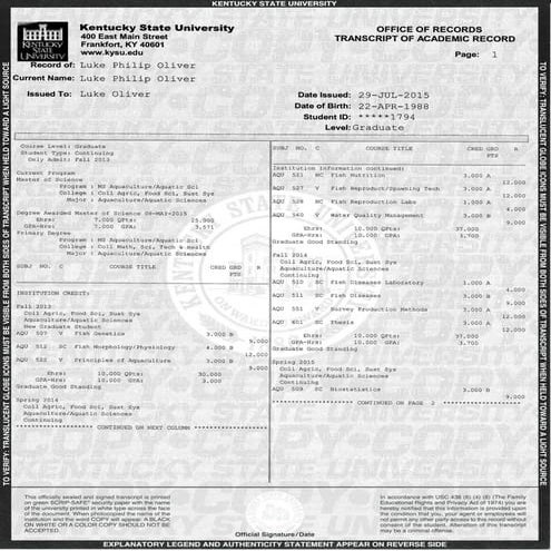 GradTranscript(1) | PDF