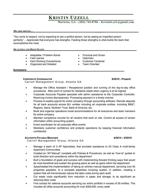 Resume_Catherine_Wooditch_Final | DOCX | Business | Business and Finance
