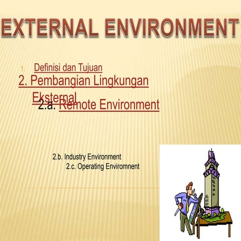 EXTERNAL ENVIRONMENT new | PPTX