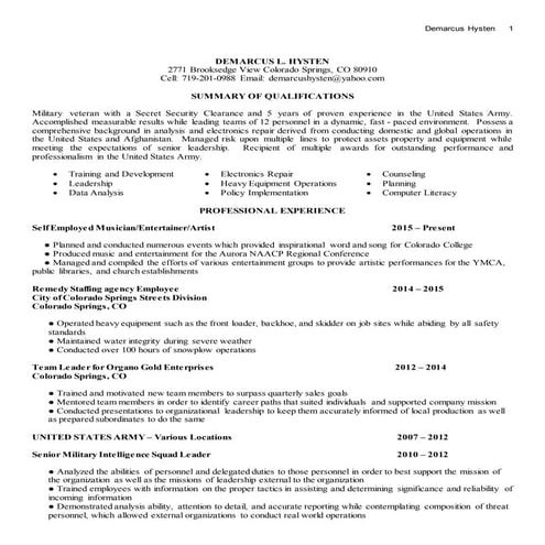 Updated Resume Aug2015 | PDF