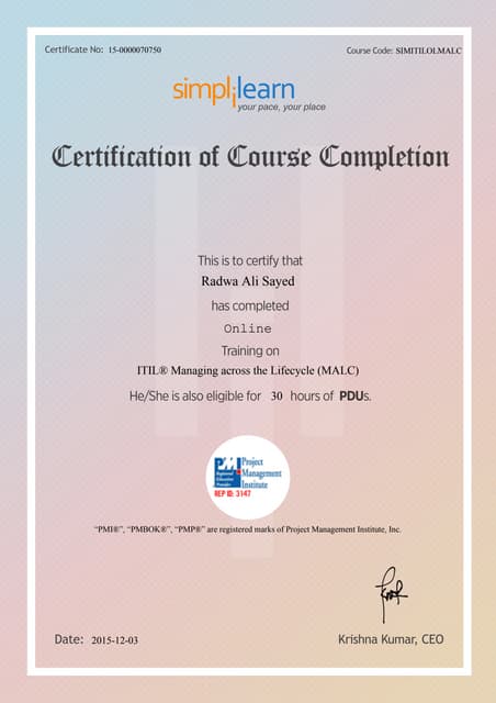 ITIL Foundation Instructor Cert | PDF | Education industry | Industries