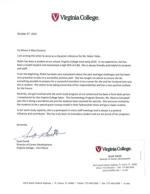 Letter monica | PDF