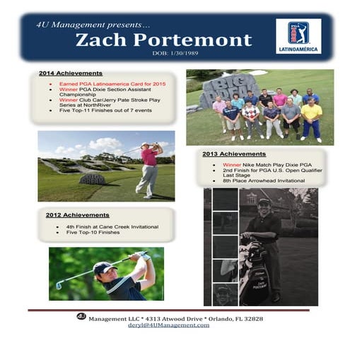 Zach Portemont One Resume | PDF