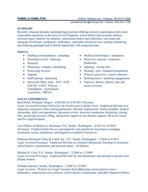 MOST RECENT RESUME | PDF