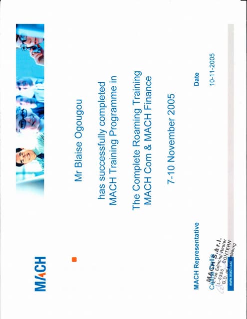 Attestation formation Buro+ | PDF