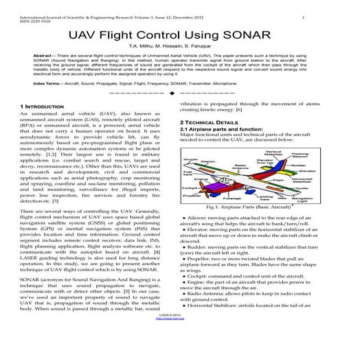 researchpaper_UAV-Flight-Control-Using-SONAR | PDF