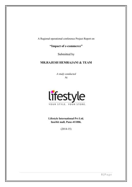 Brick and mortar vs ecom | PPTX