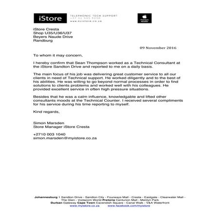 S Thompson - iStore | PDF