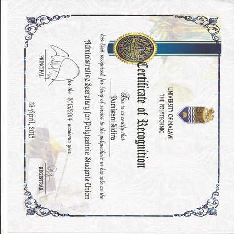 PSU Certificate | PDF