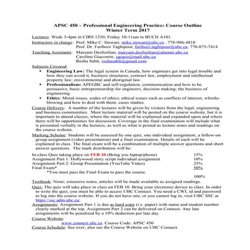 CourseOutlineWinter2017 for printing | DOC