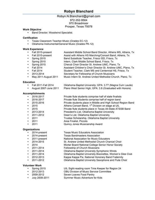 Sean Resume 2016 | PDF | College Education | Education