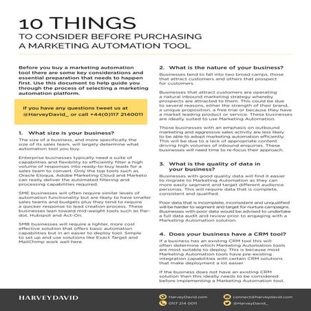 Choosing the Right Marketing Automation Platform: A Comprehensive Guide ...