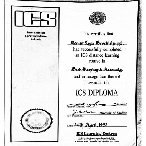 ICS Diploma Book-keeping & Accounting | PDF