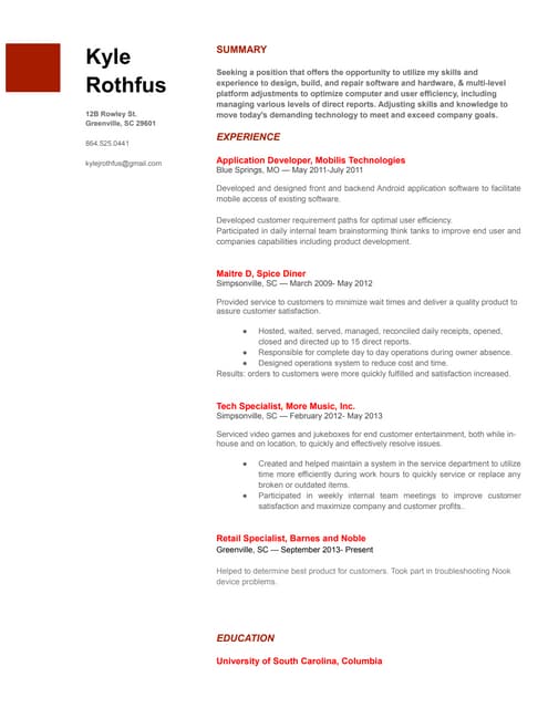 Miller, Casey - Resume | PDF