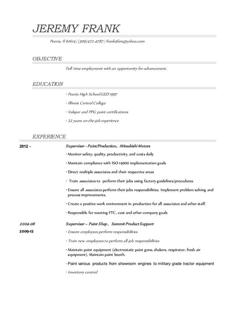 Braden Holbrook Resume | DOCX | Logistics | Business