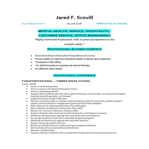 Master Resume | PDF