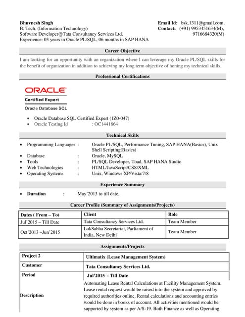 gowri mnc resume fresher sql server