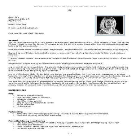 CV Peter G Harboe | PDF