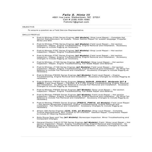 Felix Resume, 15 | DOC