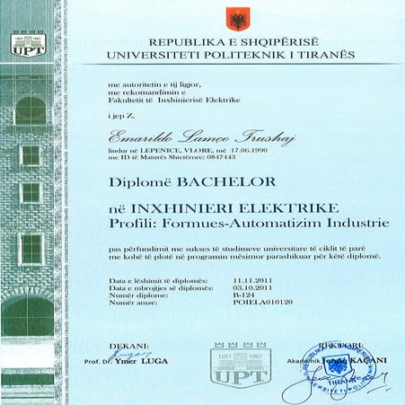 diploma dhe suplementi bachelor | PDF