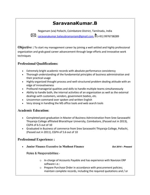 Dipak CV | PDF