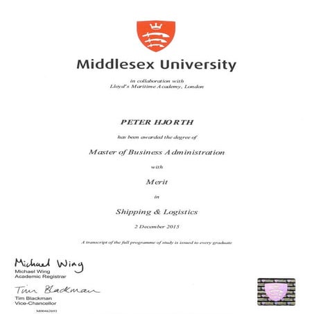 MBA certificate | PDF