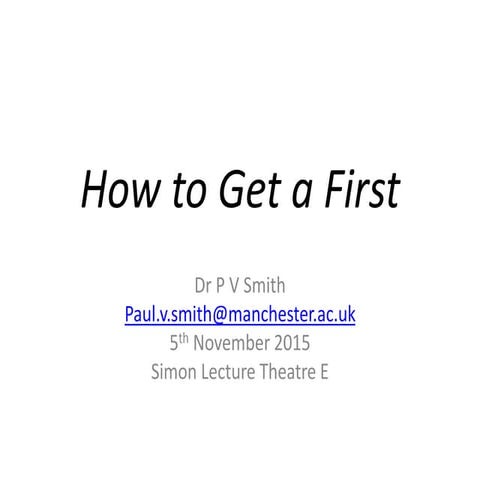 How to Get a First LinkedIn version | PPT