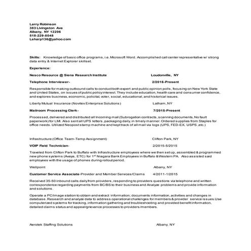 Resume - Ashley Maria Watson October 2016 | PDF