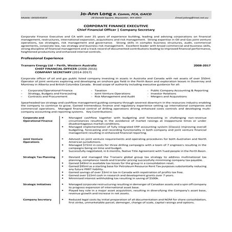 Jo-Ann Long CV 2017 | PDF