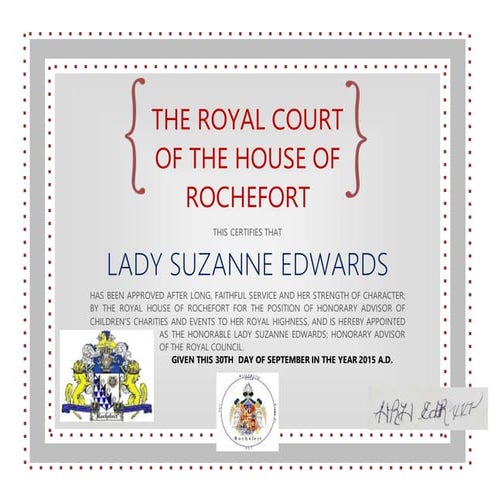 Lady Suzanne honorary appointment document (2) | DOCX