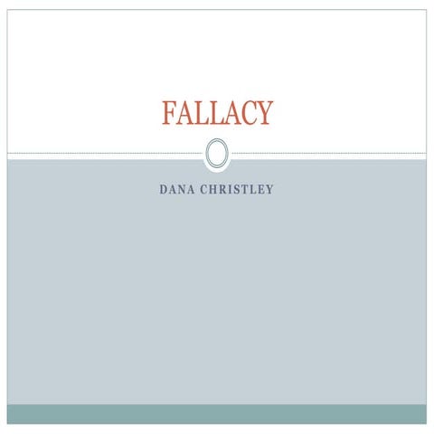 FALLACY | PPTX
