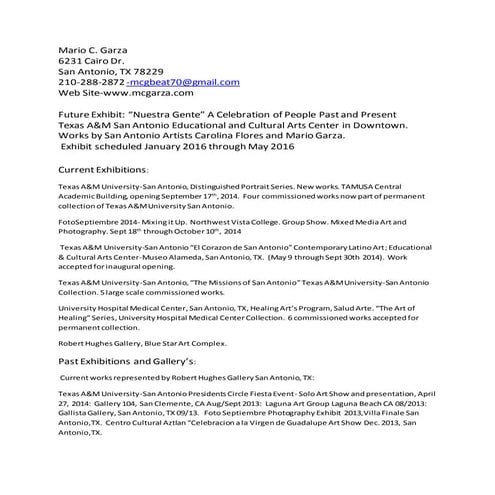 Mario Garza-ART CV 2015 | DOCX